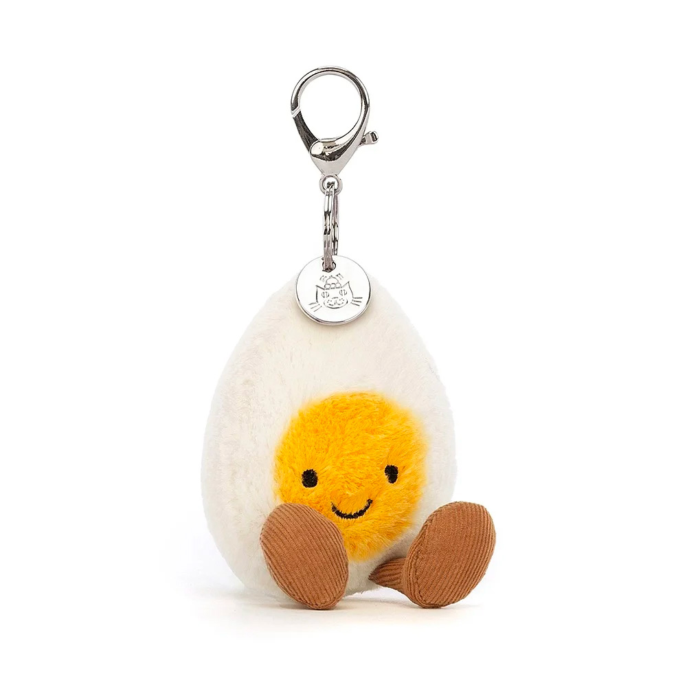 Jellycat Amuseable Happy Boiled Egg Bag Charm | Fun & Thoughtful Gifts