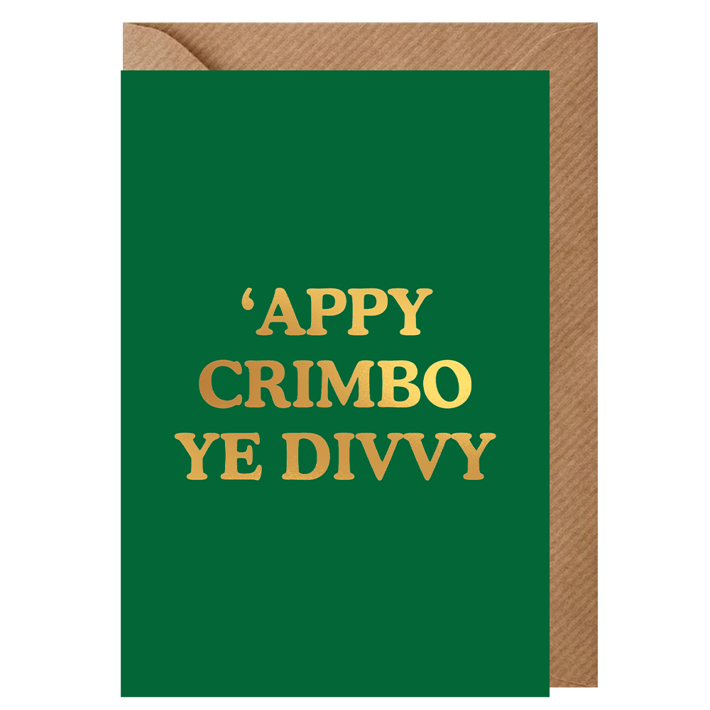Buy the 'Appy Crimbo Ye Divvy Christmas Card | Designed in Liverpool