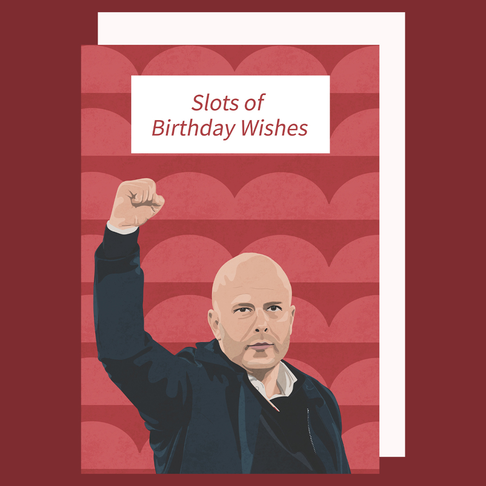 Arne Slot Birthday Card | Utility Gift UK