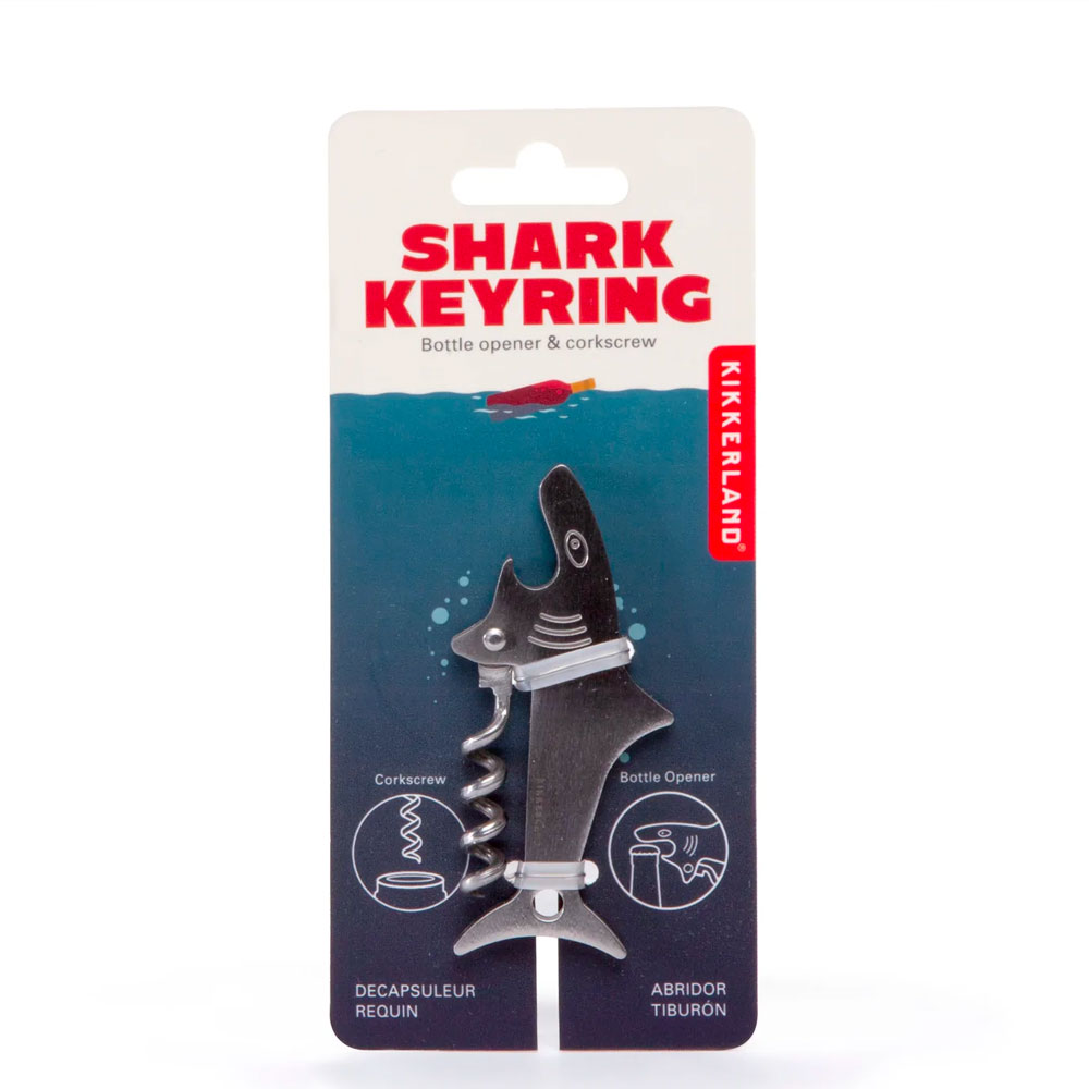 Kikkerland Shark Keyring | Utility Gift UK