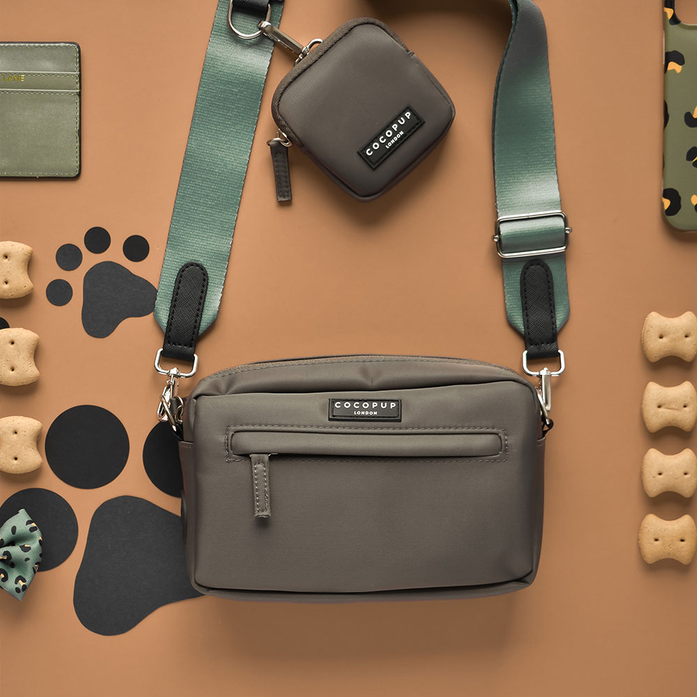 Cocopup Mocha Bag With Khaki Strap | Fun & Thoughtful Gifts