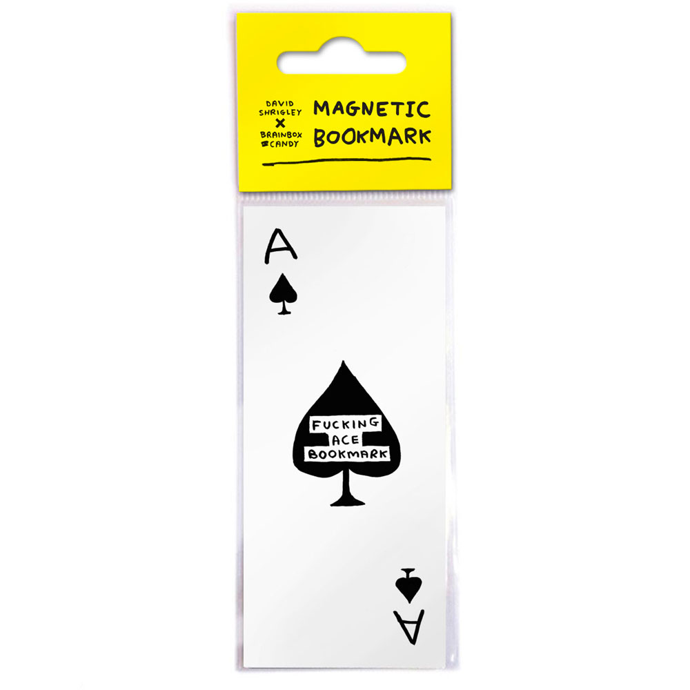 David Shrigley Effing Ace - Magnetic Bookmark | Utility Gift UK