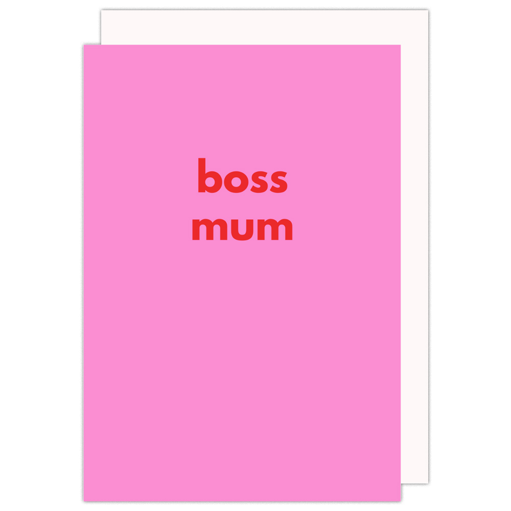 Buy the Boss Mum Scouse Card Designed In Liverpool
