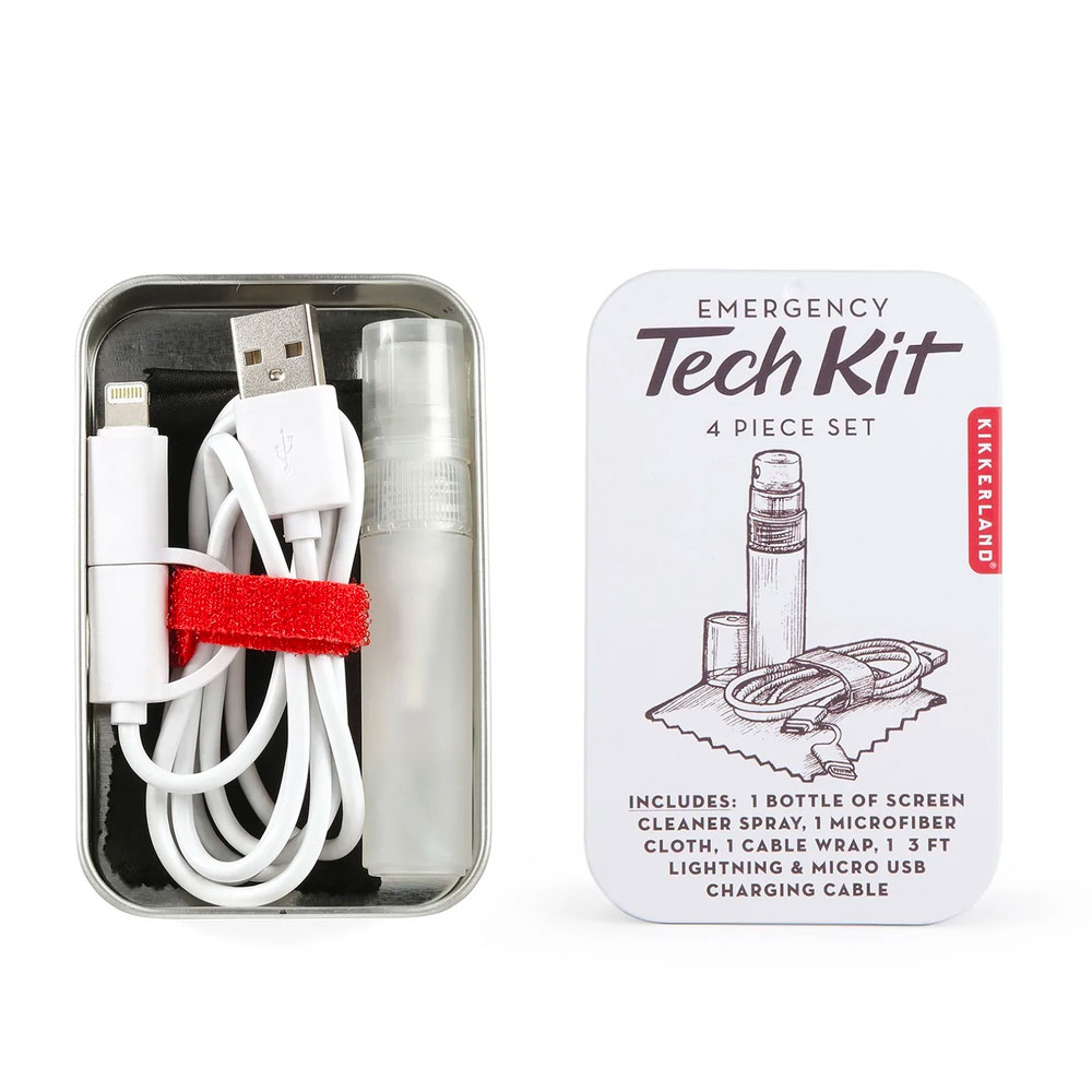 Kikkerland Emergency Tech Kit | Utility Gift UK