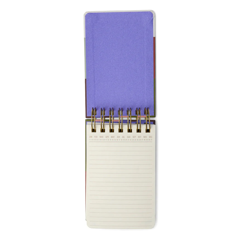 Twin Wire Notepad - Bold Stripe | DesignWorks Ink