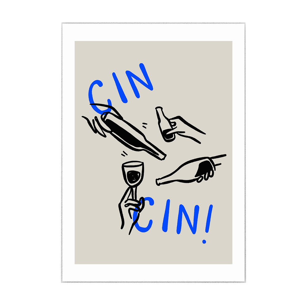 East End Cin Cin A3 Print | Utility Gift UK