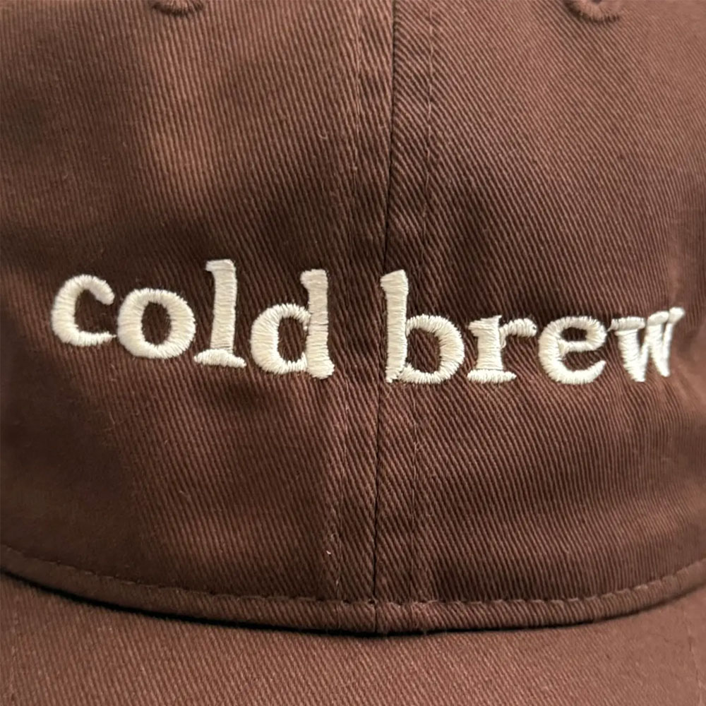Silver Spider Cold Brew Dad Cap | Embroidered Hat