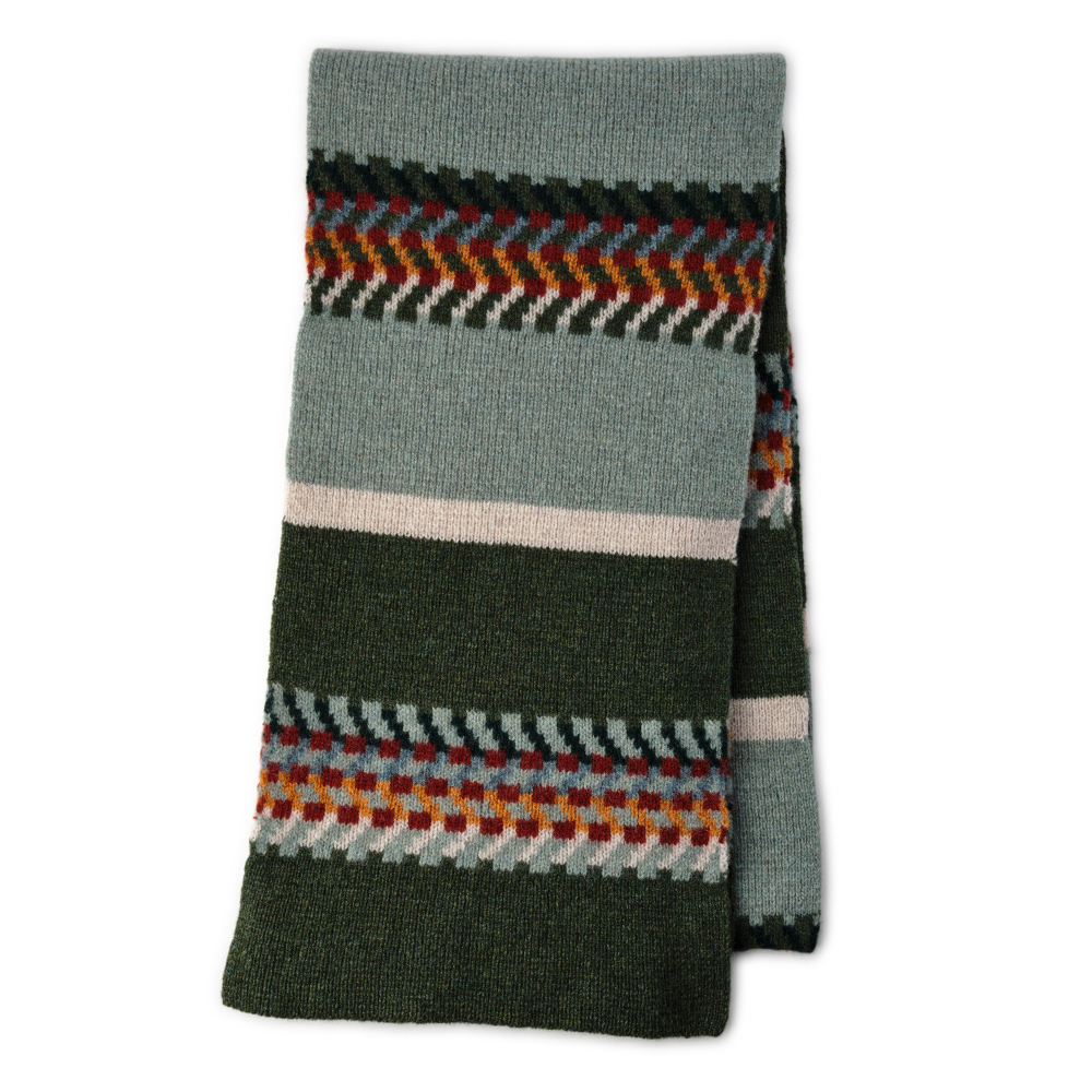 Corra Scarf Green | Robert Mackie | 50% Off