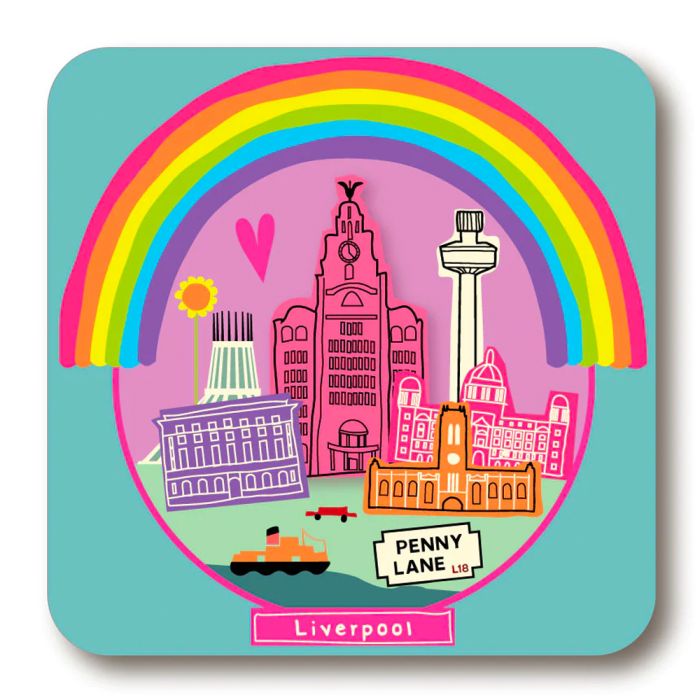 Liverpool Rainbow Coaster | Utility Gift UK