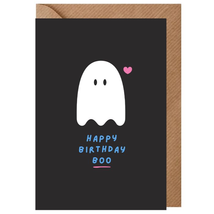 Happy Birthday Boo Card | Utility Gift UK