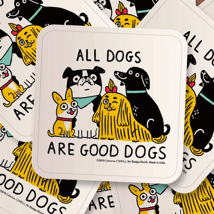 Big Sticker All Dogs | Utility Gift UK