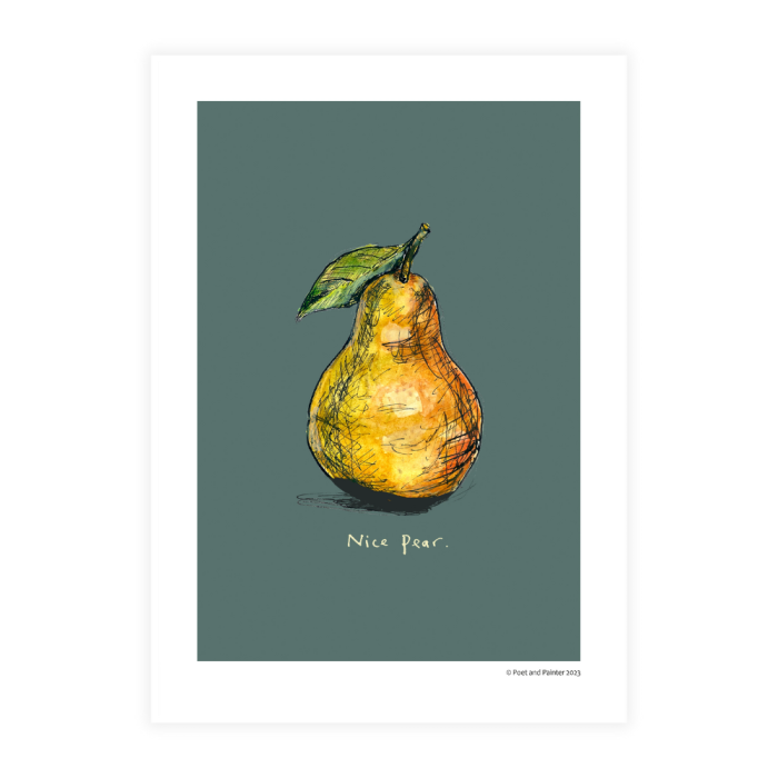 Poet & Painter Nice Pair A3 Print | Utility Gift UK