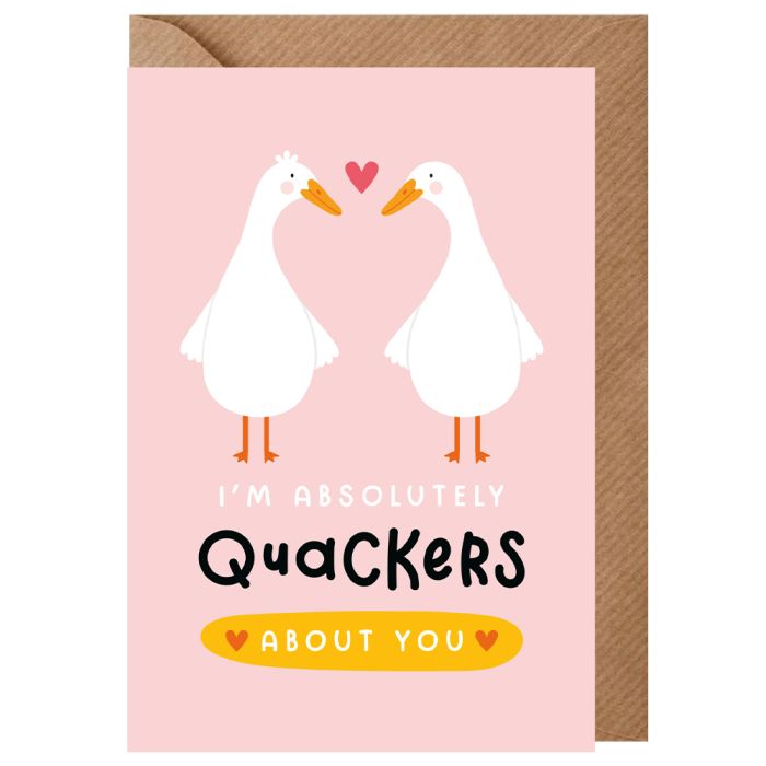 Quackers Valentines Card | Joanne Hawker