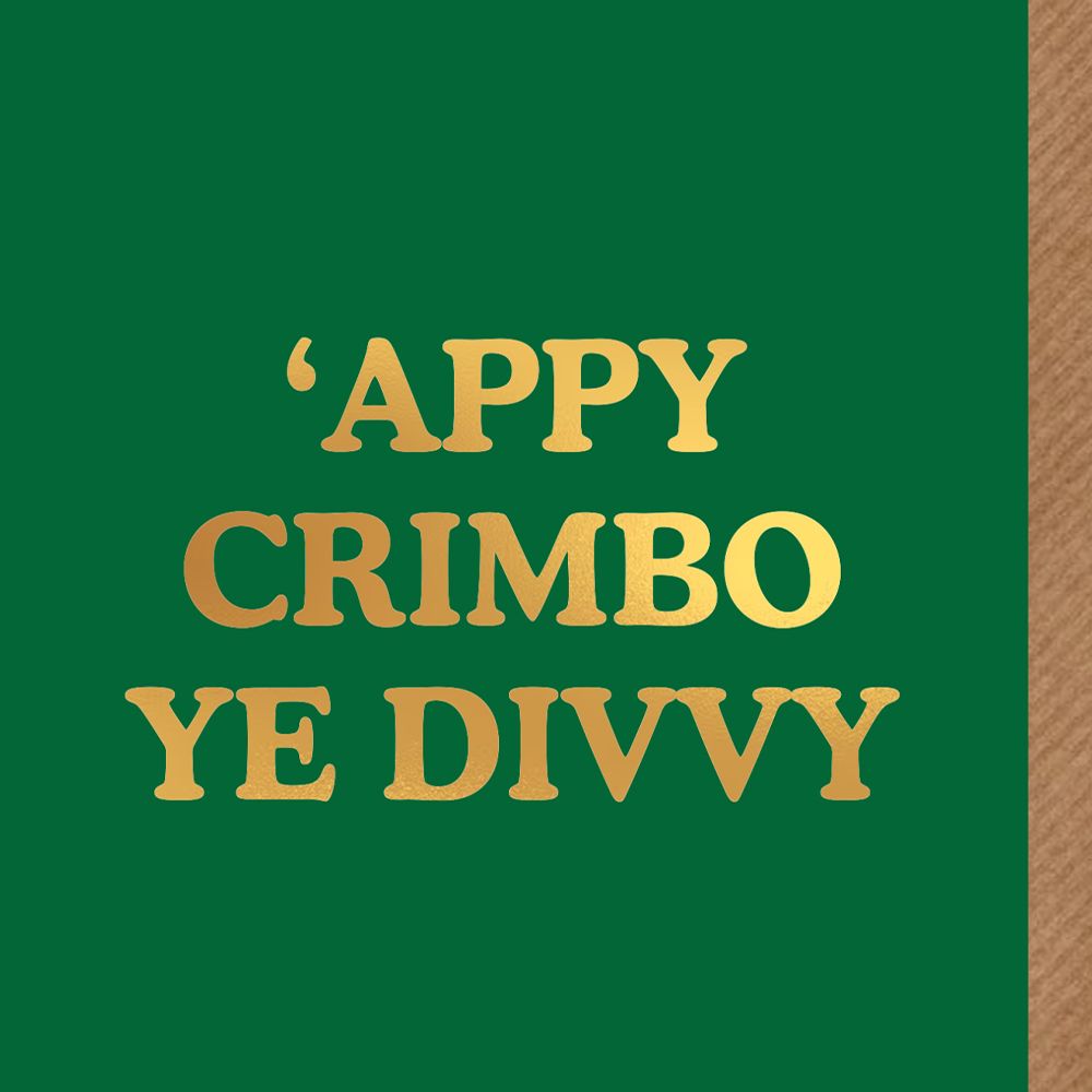 Buy the 'Appy Crimbo Ye Divvy Christmas Card | Designed in Liverpool