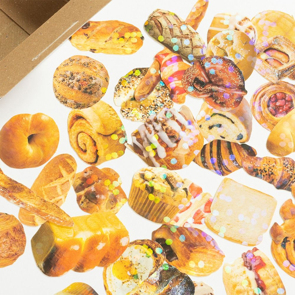 Buy the Haco Box of 40 Bakery Stickers | Unique Stationery