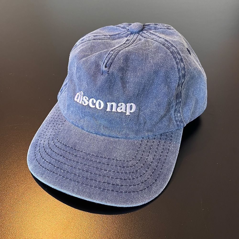 Buy the Disco Nap Embroidered Slogan Relaxed 5-Panel Cap