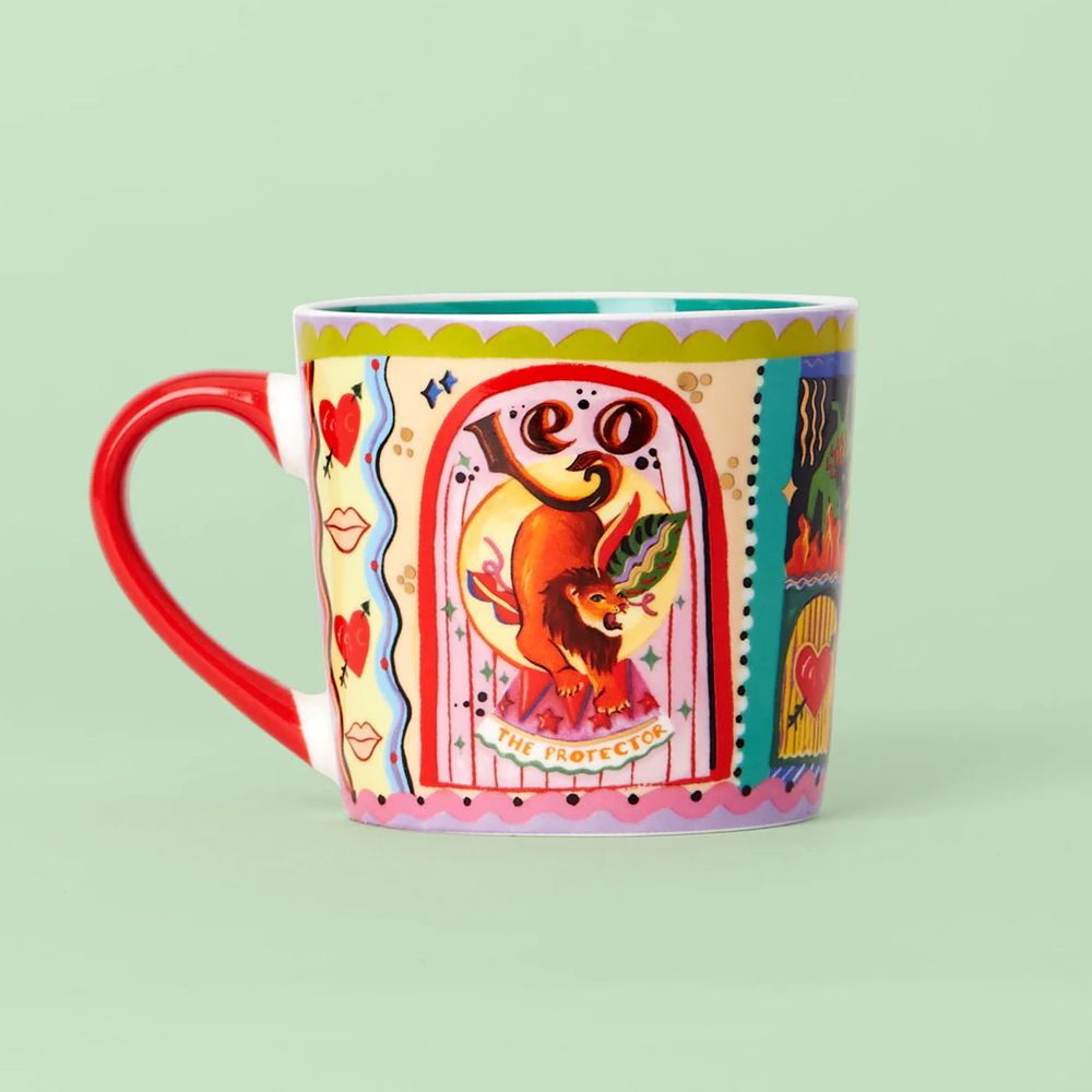 Buy the Leo Astrology Zodiac Mug by Eleanor Bowmer