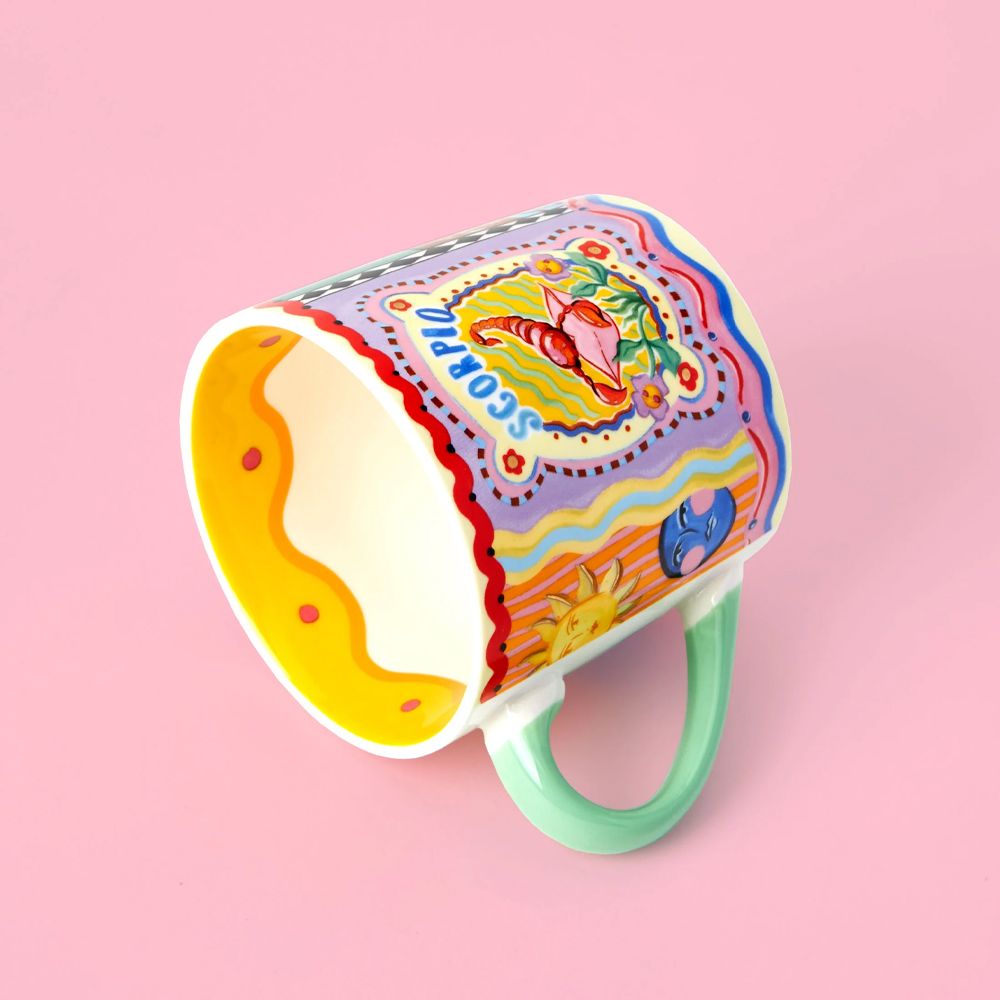 Buy the Scorpio Astrology Zodiac Mug by Eleanor Bowmer