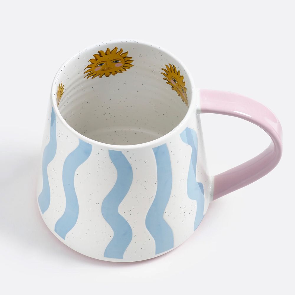 Eleanor Bowmer Blue Wave Mug | Utility Gift UK