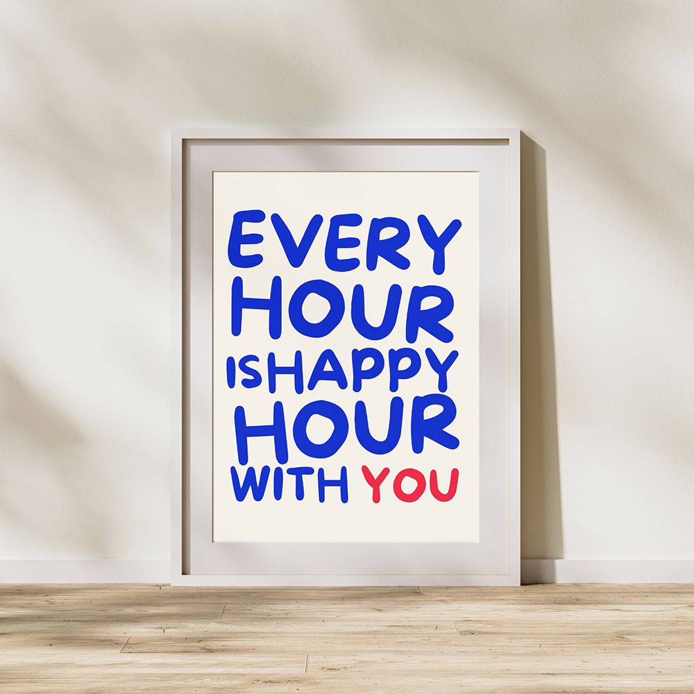 Buy the Utility Happy Hour With You Print | Exclusive Design