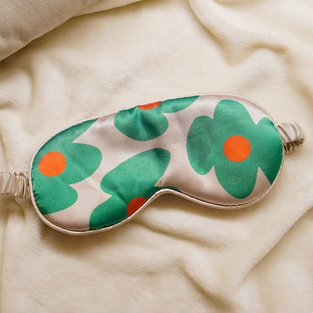 Buy the Helio Ferretti Abstract Flower Green Eye Mask | Unique Gifts