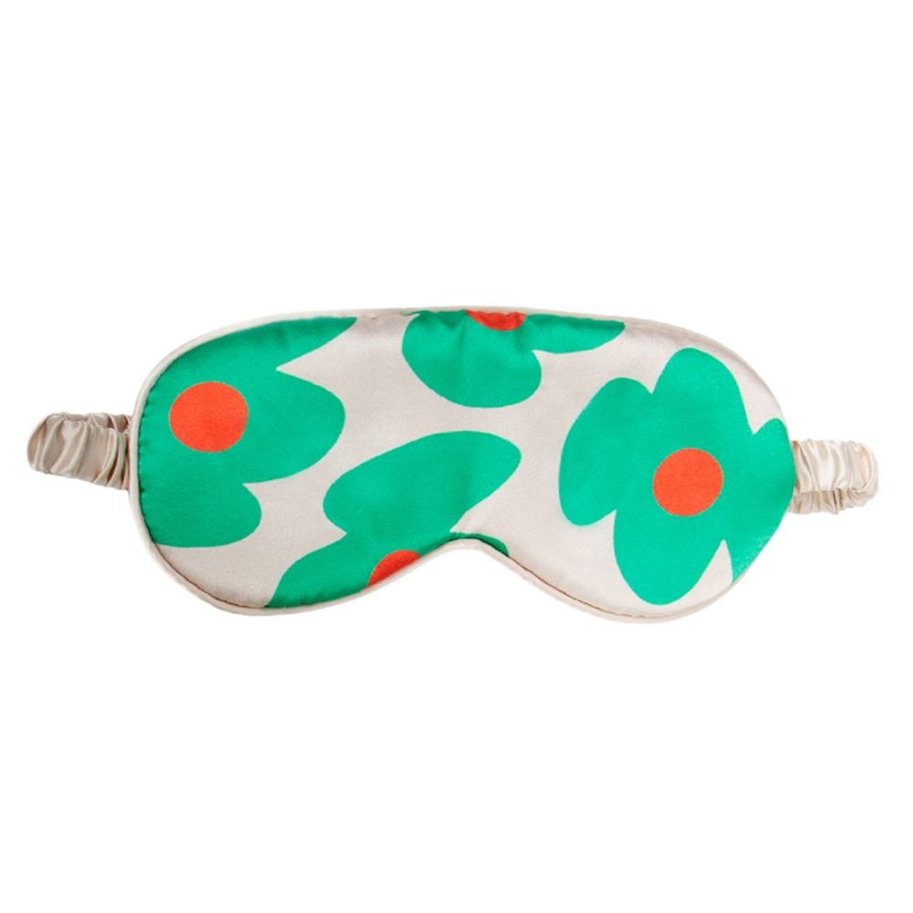Buy the Helio Ferretti Abstract Flower Green Eye Mask | Unique Gifts