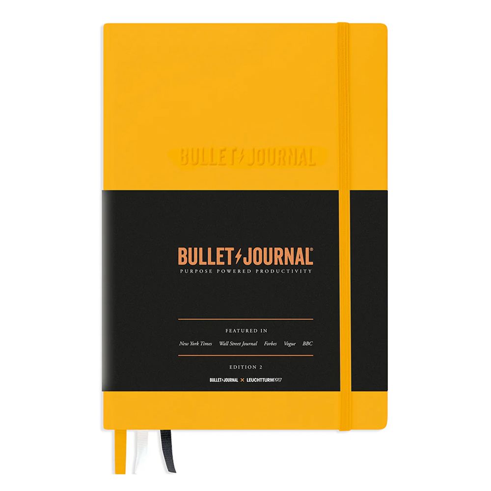 Buy the Yellow A5 Leuchtturm X Bullet Journal Edition 2