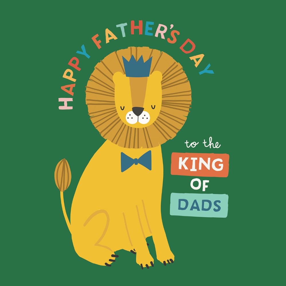 Lion Father's Day Card | 5 for 4 Greetings Cards