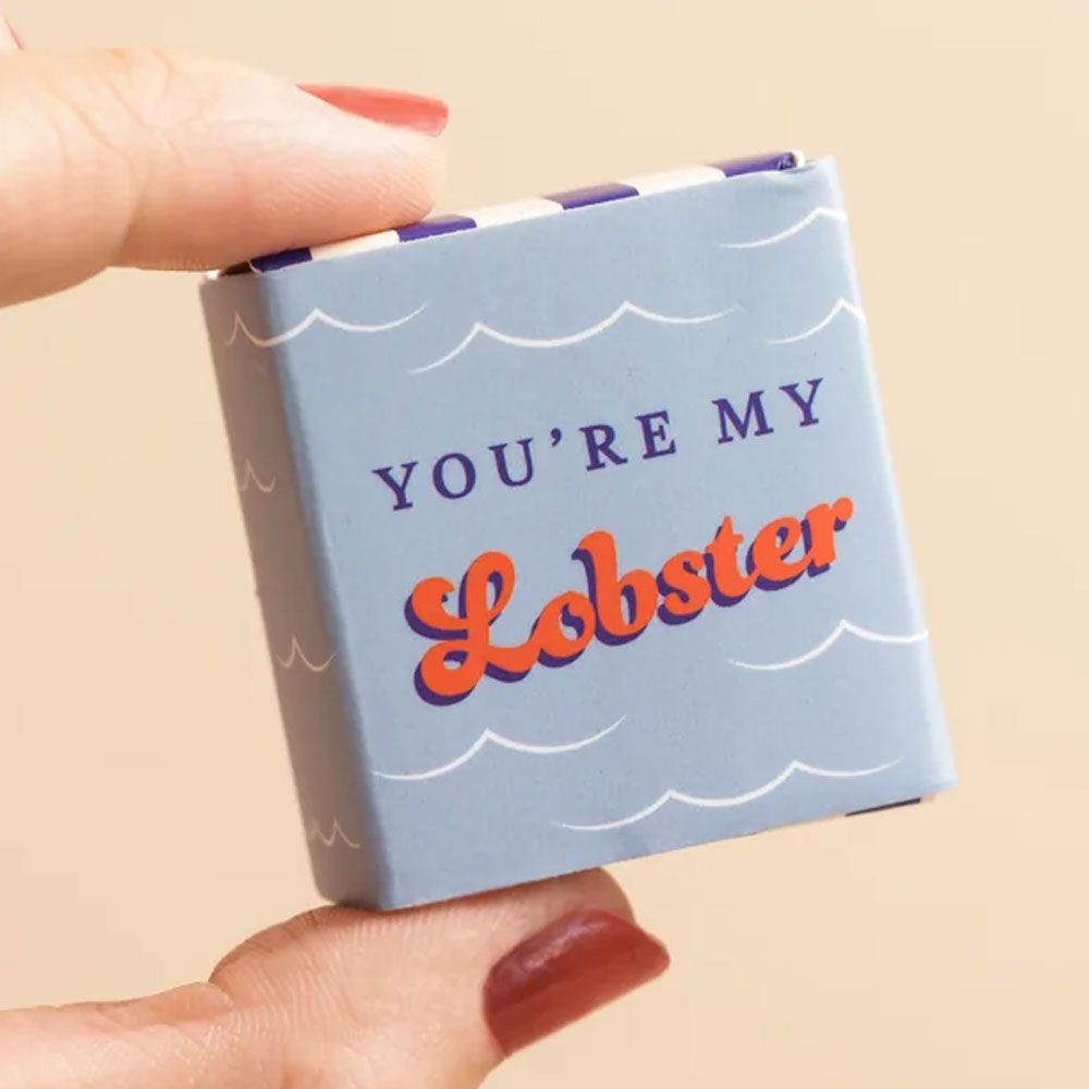 Lisa Angel Tiny Matchbox Token - 'You're My Lobster'