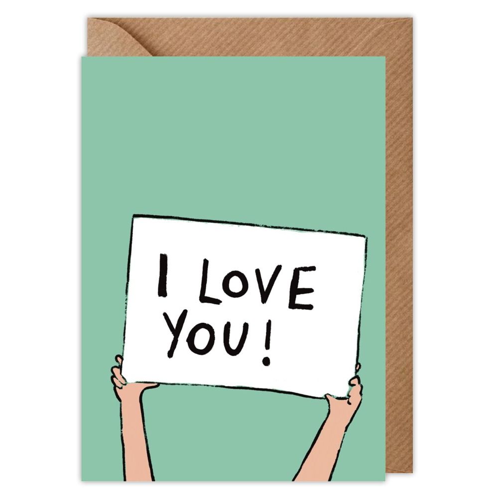 Buy the Love You Sign Valentines Card | 5 for 4 Cards