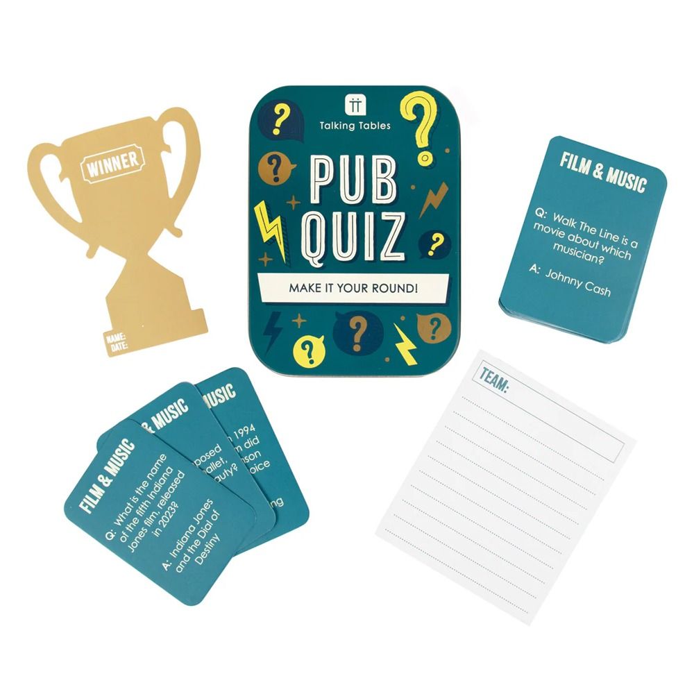 Buy The Mini Pub Quiz In A Tin | Stocking Fiillers
