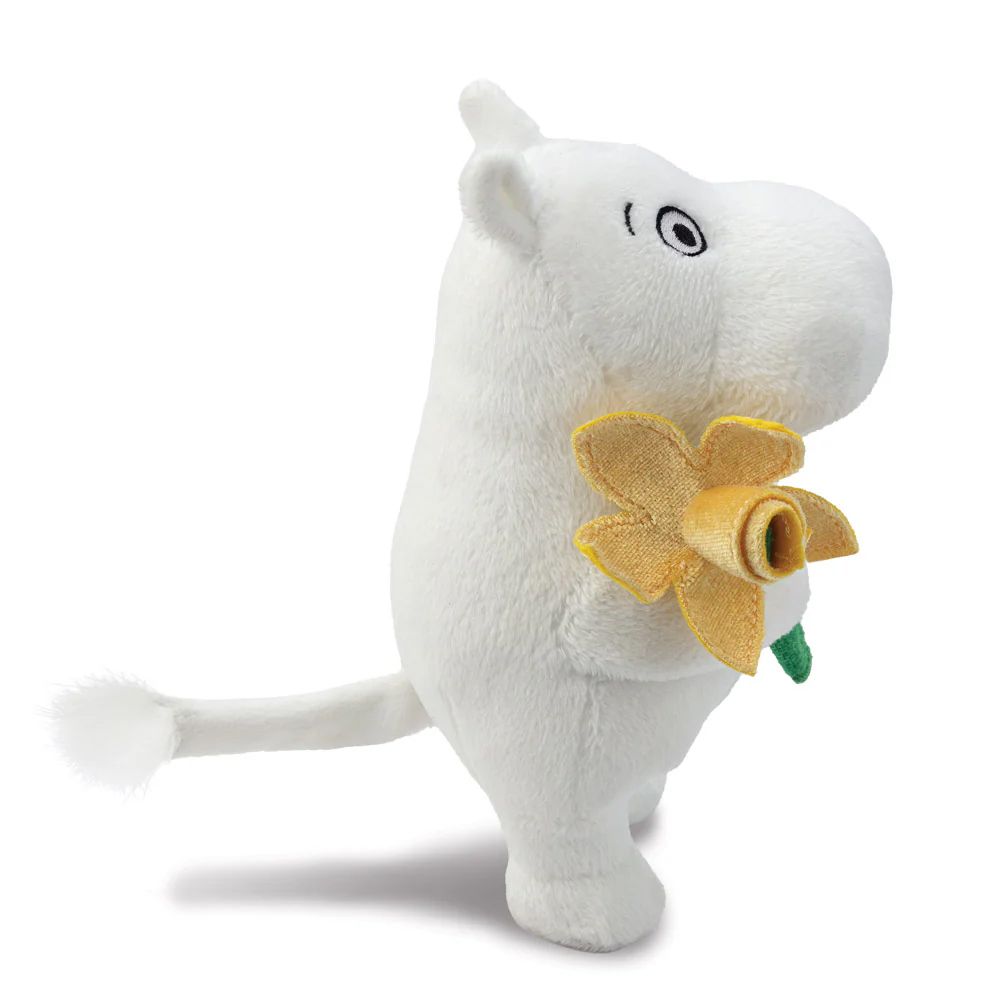 Moomin Standing with Daffodill Soft Toy | Aurora World