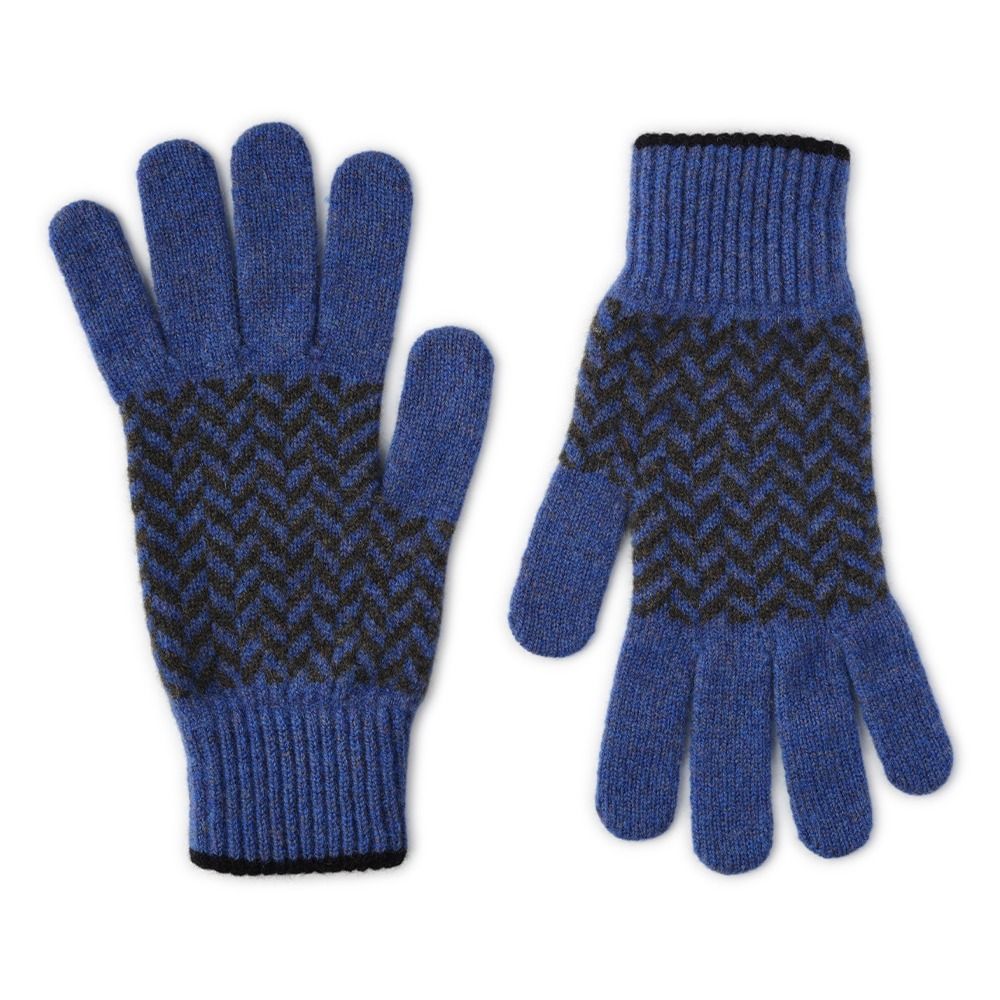 Buy the Nairn Gloves Bright Blue from Robert Mackie | Winter Sale