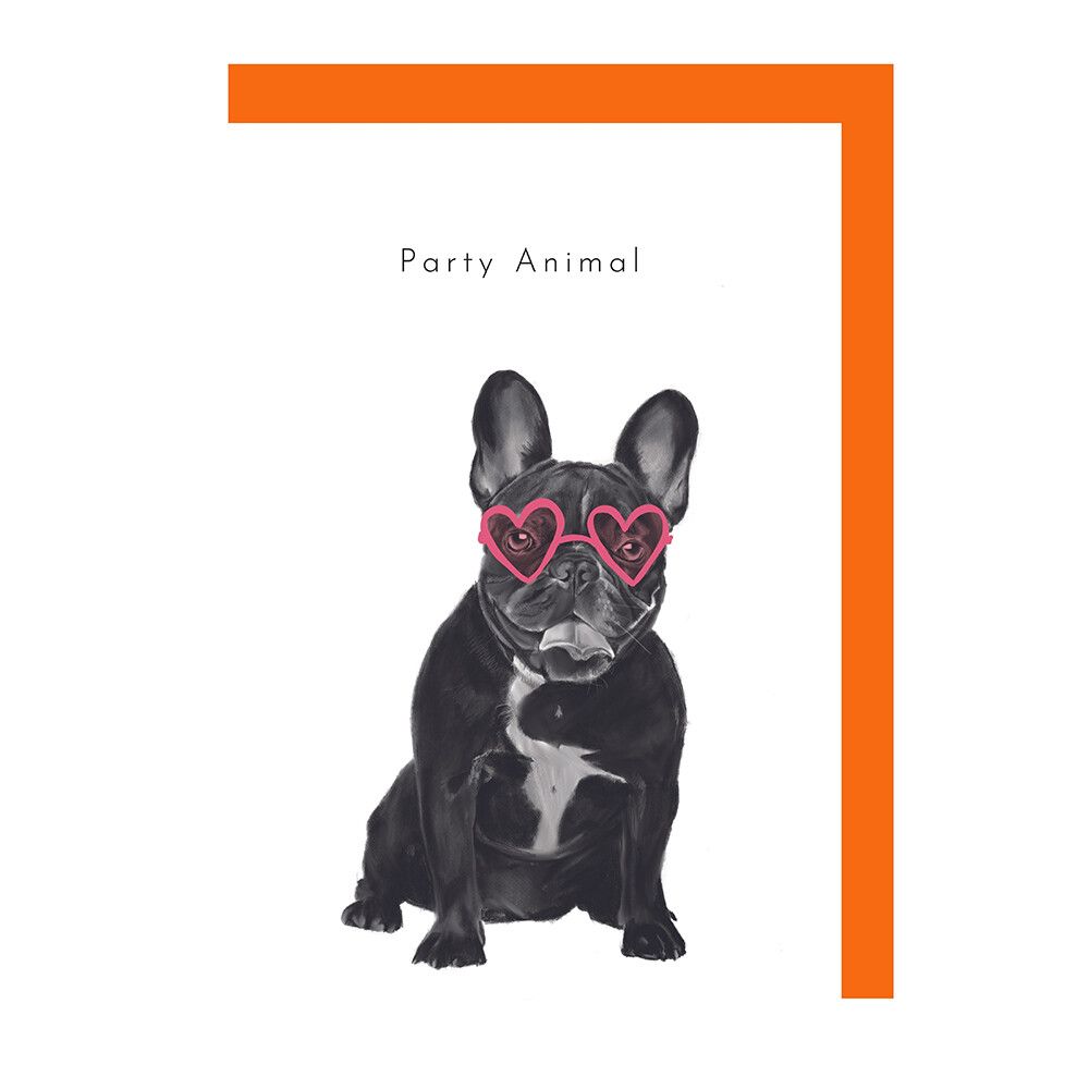 French Bulldog Party Animal Card | Utility Gift UK