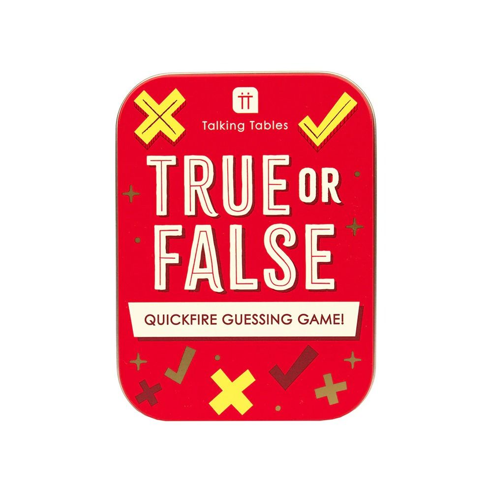 Buy the True or False Game in a Tin | Talking Tables Games