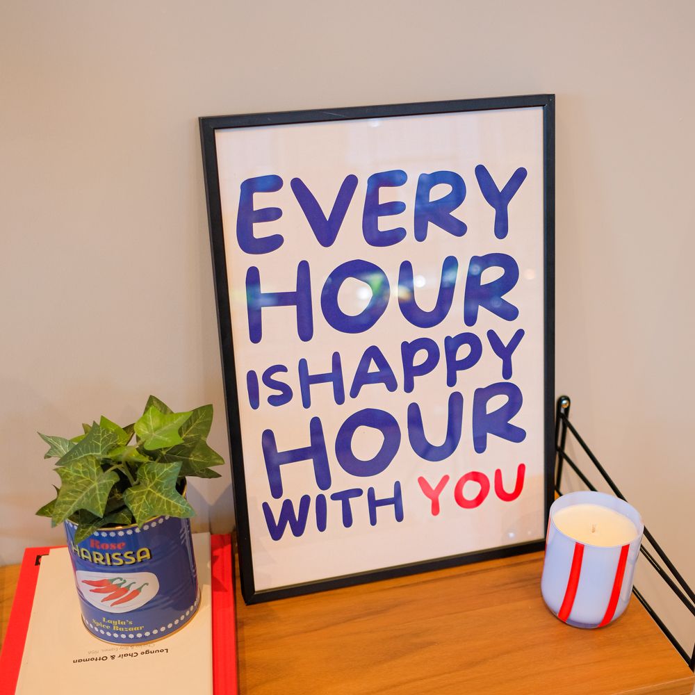 Buy the Utility Happy Hour With You Print | Exclusive Design