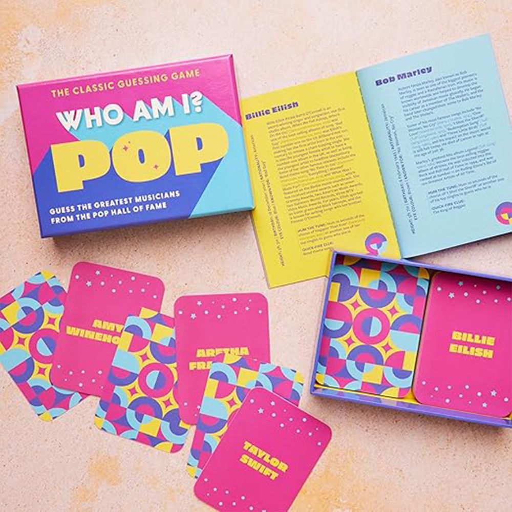 Who Am I? Pop Music Card Guessing Game