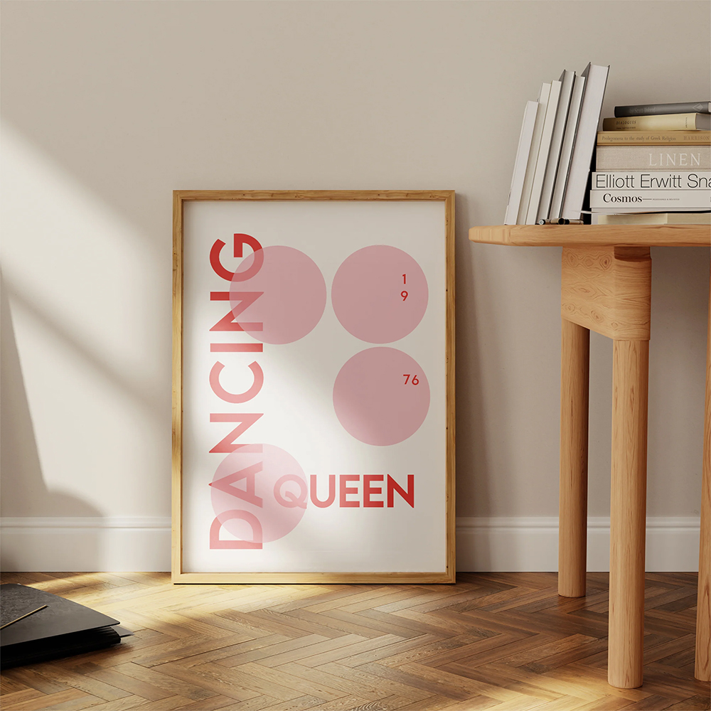 Dancing Queen Music Print A3 | Shop Wall Art at Utility Gift