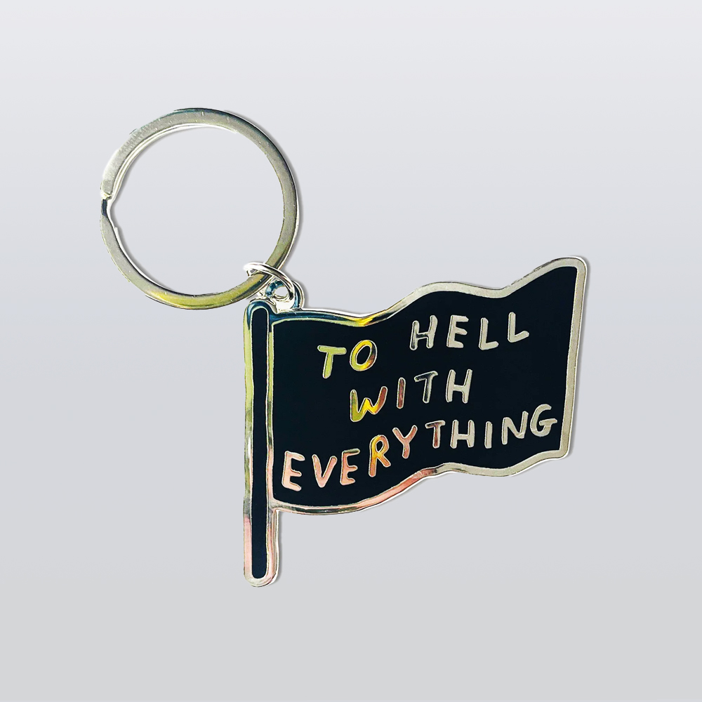 Buy the David Shrigley Keyring | To Hell With Everything