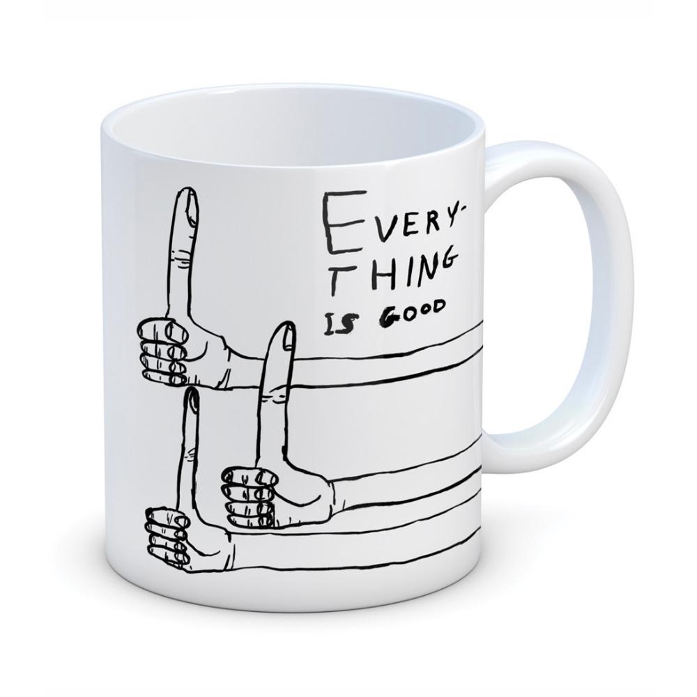 David Shrigley Everything Is Good Mug | Utility Gift UK