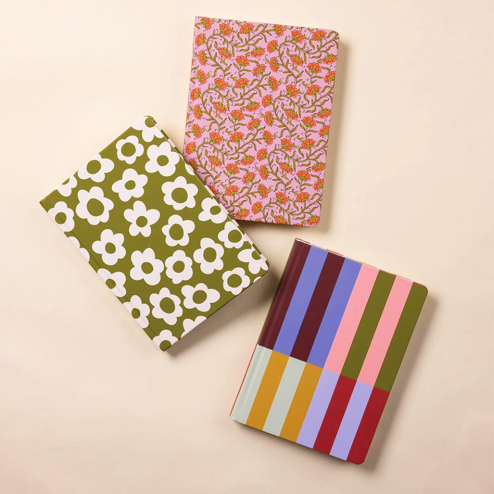 Jumbo Soft Touch Journal - Bold Stripe | DesignWorks Ink