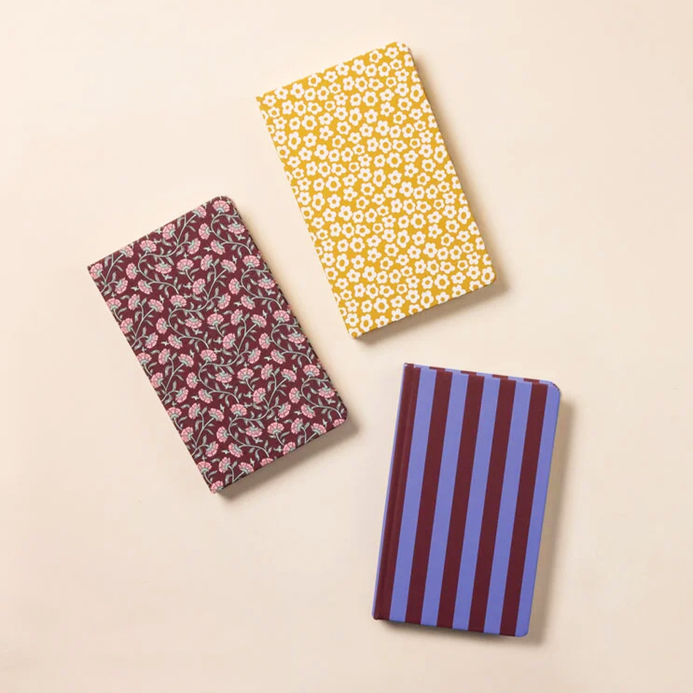 Soft Touch Journal - Purple Stripe | DesignWorks Ink