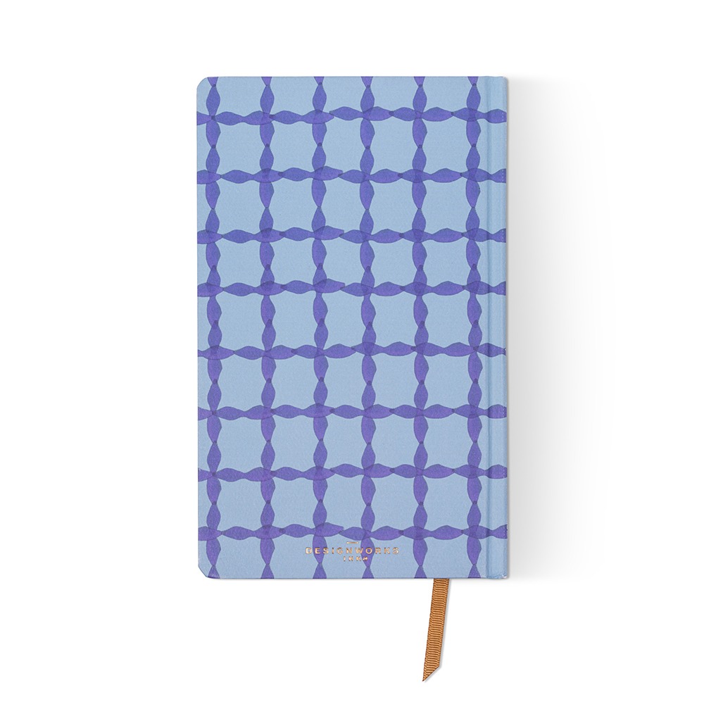Buy the DesignWorks Ink Blue Lattice tulip Journal