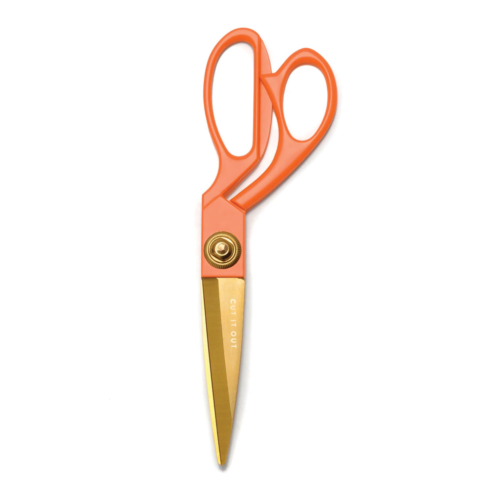 DesignWorks Ink Scissors Poppy - Cut It Out | Utility Gift UK