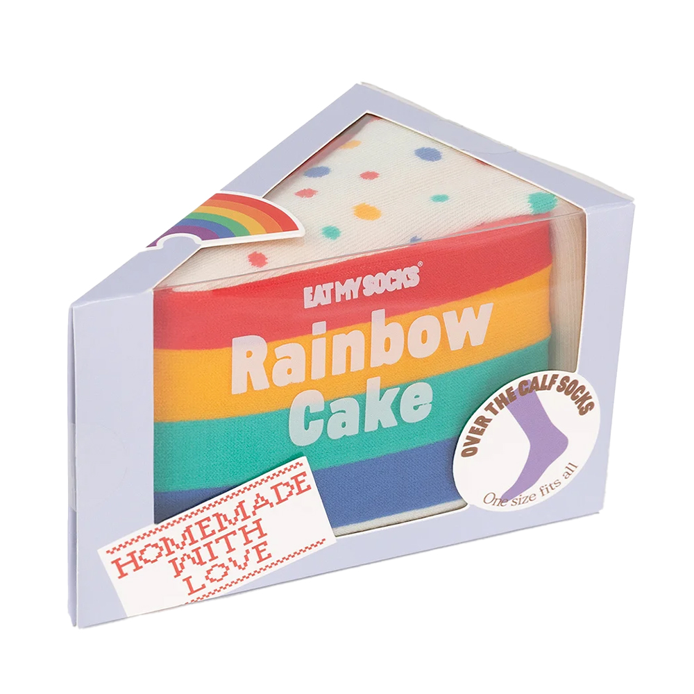 Rainbow Cake Eat My Socks | Unique Gifting