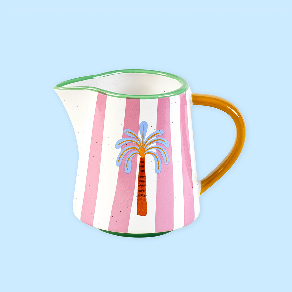 Eleanor Bowmer Palm Tree Milk Jug | Electric Coast Tableware
