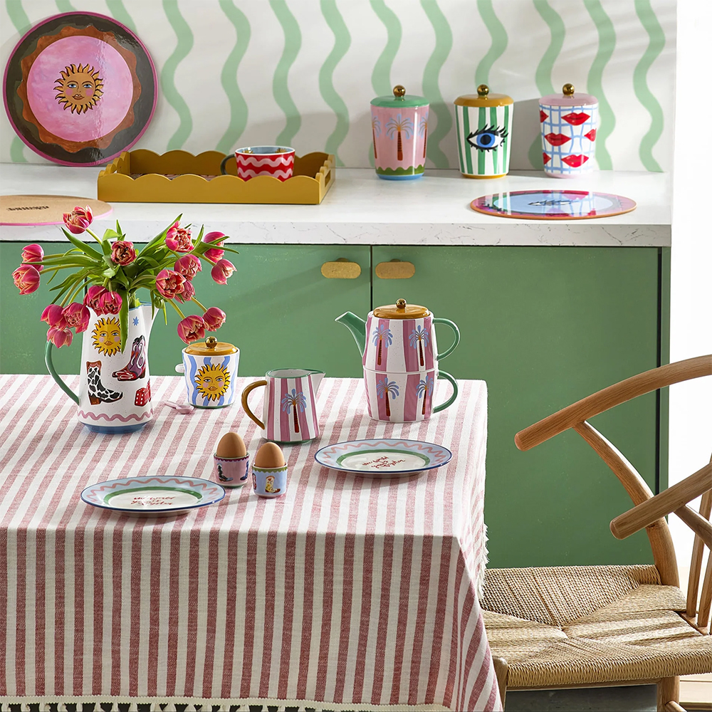 Eleanor Bowmer Palm Tree Milk Jug | Electric Coast Tableware