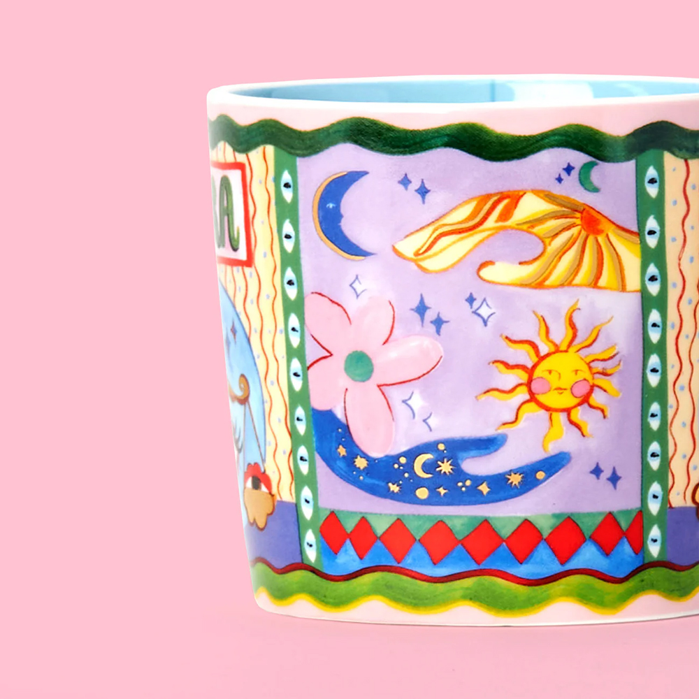 Buy the Libra Astrology Zodiac Mug by Eleanor Bowmer