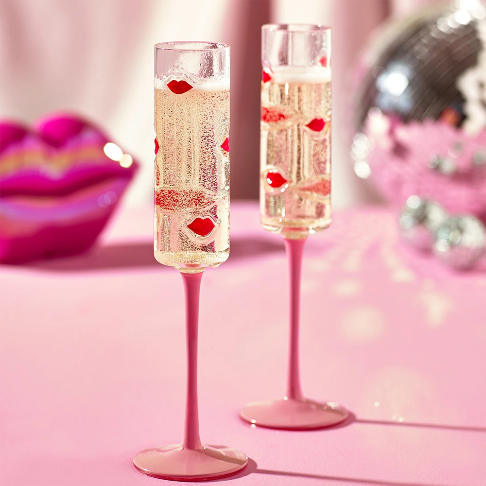 Buy the Eleanor Bowmer Set of 2 Flutes | Valentine's Gifts
