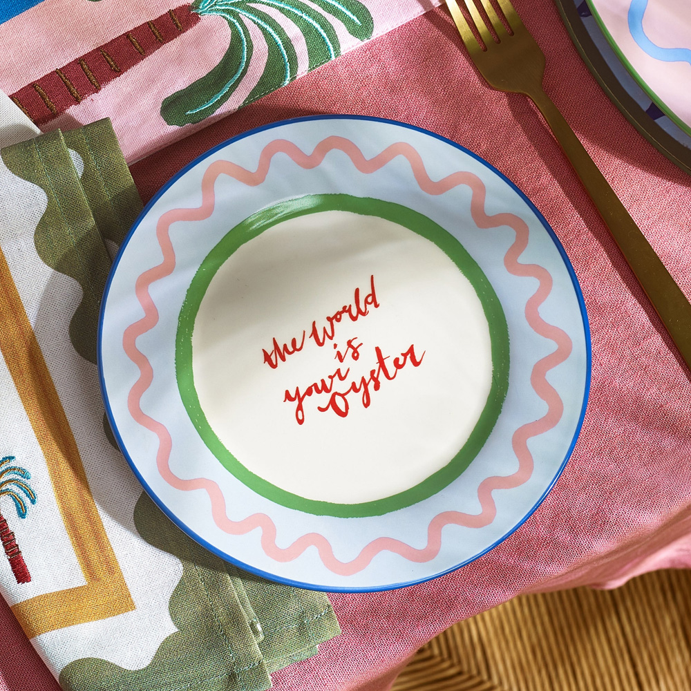 Eleanor Bowmer Oyster Side Plate | Utility Gift UK